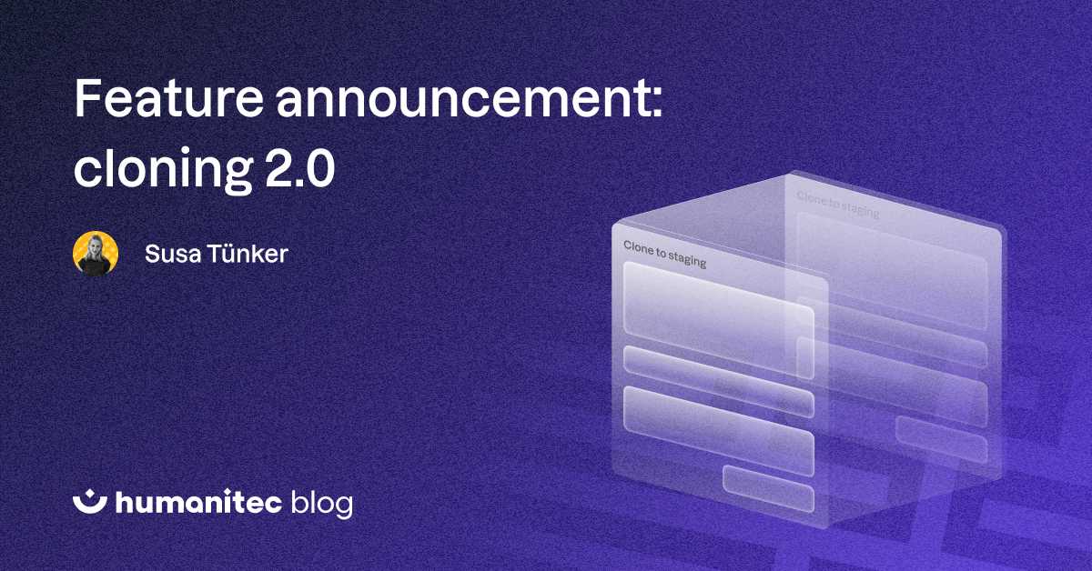 Simplify change promotion with our new cloning UI | Humanitec